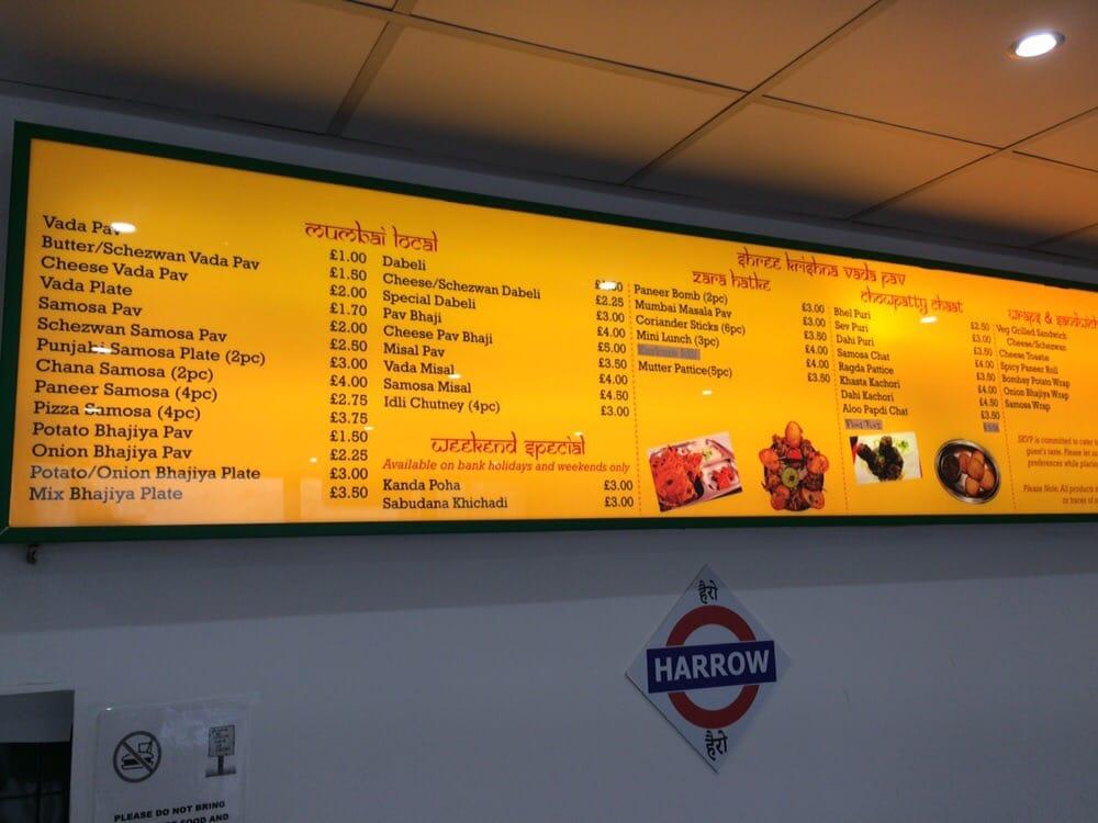 Menu at Shree Krishna Vada Pav (SKVP) - Harrow restaurant, Harrow, 57 ...