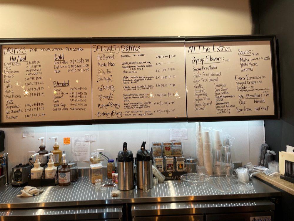 Menu at The Coffee Bar, Archdale