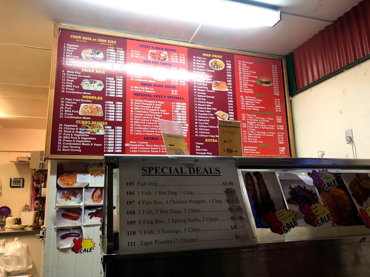 Menu at New Tui Lunch Takeaway restaurant, Whangarei