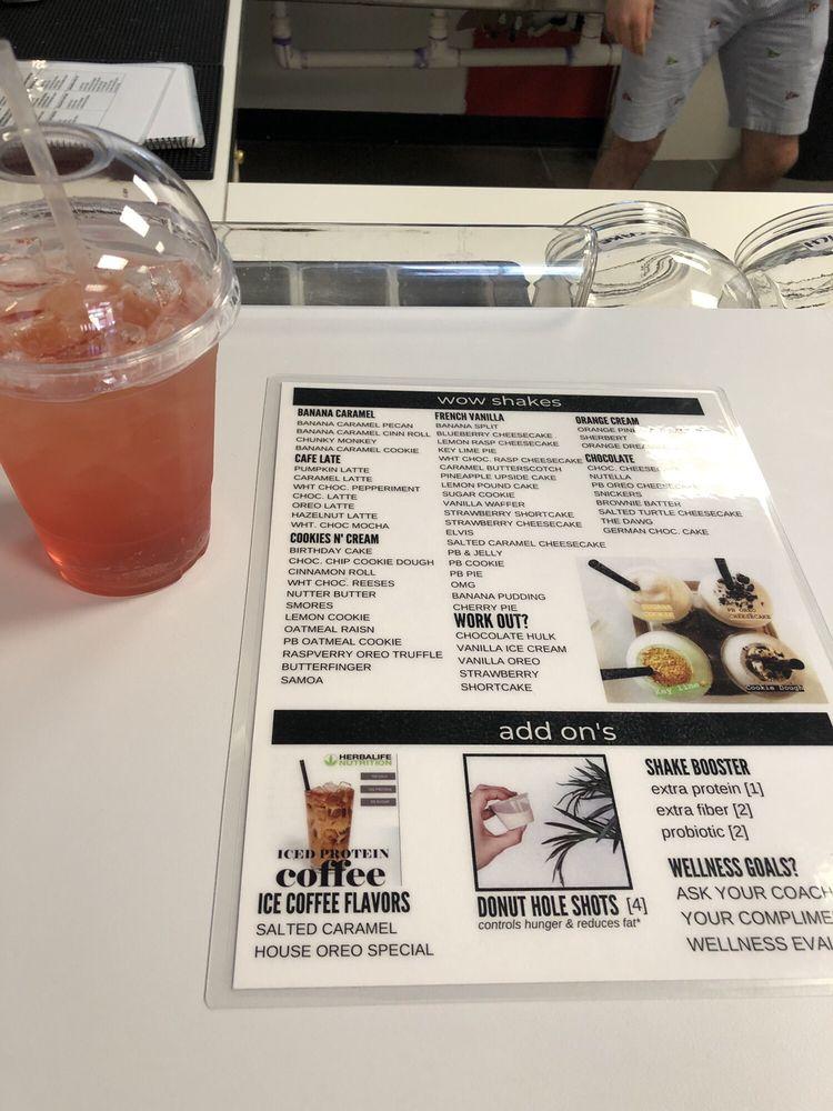 Menu at Fit And Shape Nutrition pub & bar, Roswell