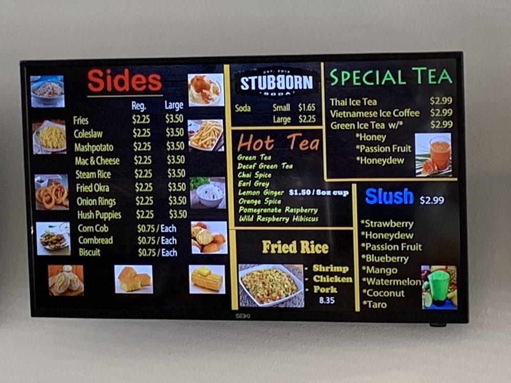 Menu at The Chicken Shop restaurant, Santee