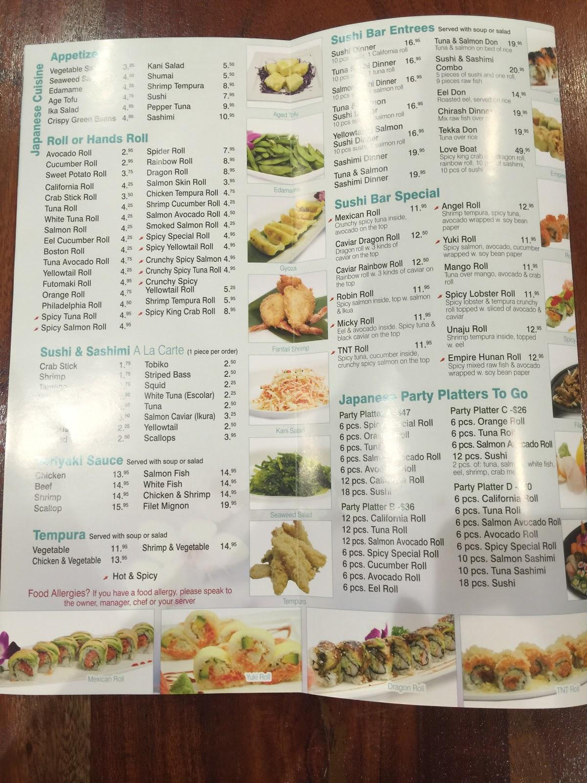 Menu at Empire Hunan Restaurant, Fair Lawn