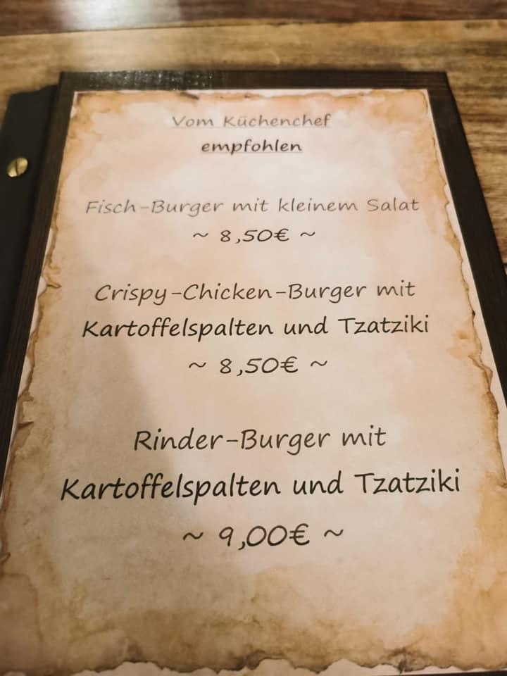 Menu at Gaststätte Ratskeller steakhouse, Gerbstedt
