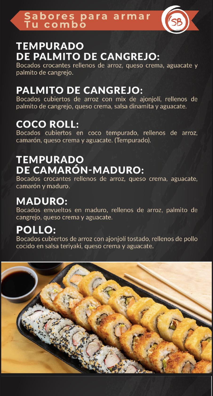 Menu at Sushi Break Jamundí restaurant, Jamundí