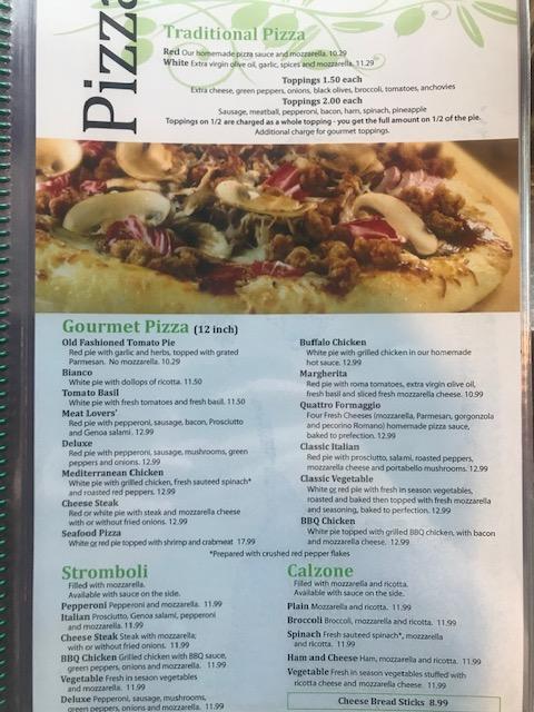 Menu at Green Olive Restaurant, Bridgeton, 610 Shiloh Pike