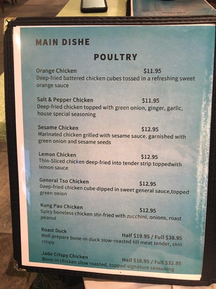 Menu at Royal Jade Garden restaurant, Kailua-Kona, 75-5595 Palani Rd Ste A9