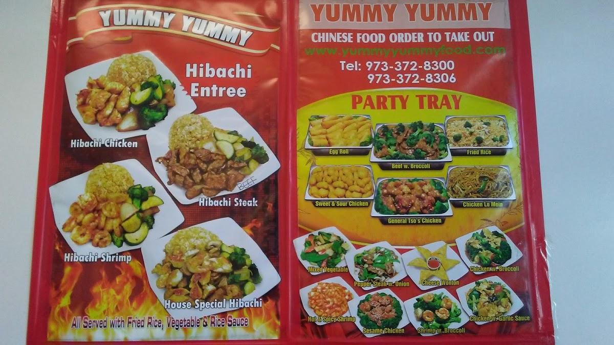 Menu at Yummy Yummy restaurant, Irvington, Clinton Ave #3532