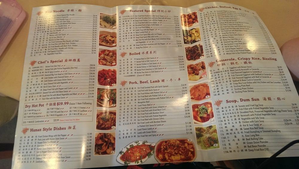 Carta del restaurante Red Chili House, Rancho Cucamonga