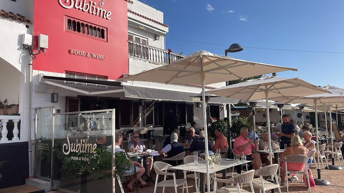 Restaurant Sublime, La Caleta - Restaurant menu, prices and reviews