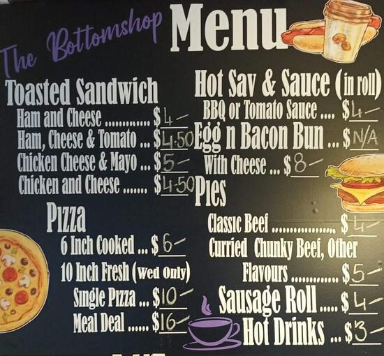 The Bottom Shop Maydena, Maydena - Restaurant menu, prices and reviews