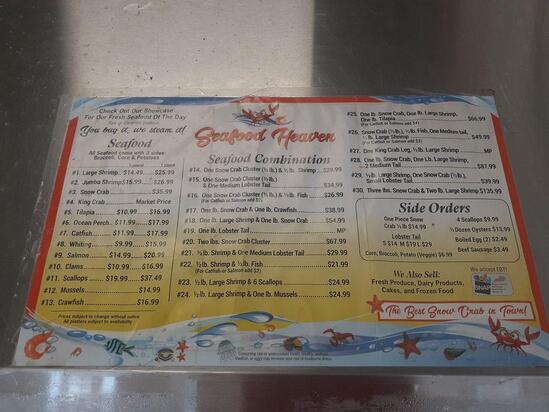 Seafood Heaven, Louisville - Restaurant menu, prices and reviews
