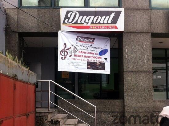 Dug Out Sports Bar, Quezon City - Restaurant menu, prices and reviews