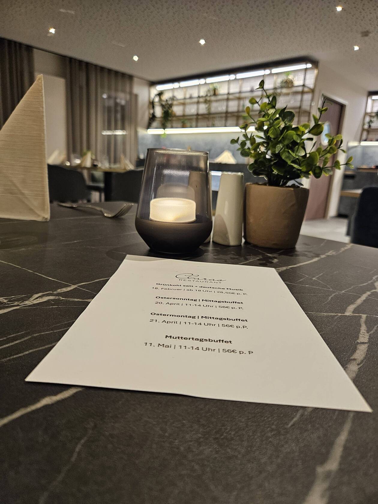 Claras Restaurant, Wolfsburg - Speisekarte, Preise und Bewertungen