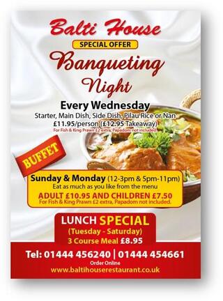 Balti House, Haywards Heath - Restaurant menu, prices and reviews