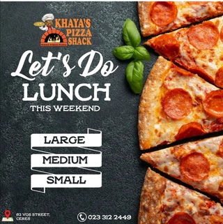 Khaya's Pizza Shack, Ceres - Restaurant menu, prices and reviews