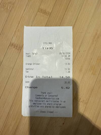 City Wok, Denver - Restaurant menu, prices and reviews