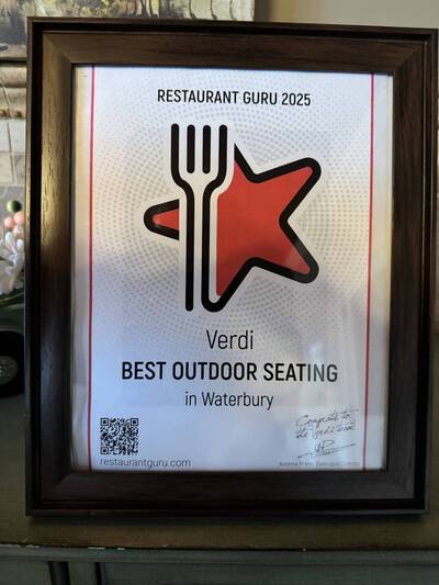 Verdi, Waterbury - Restaurant menu, prices and reviews