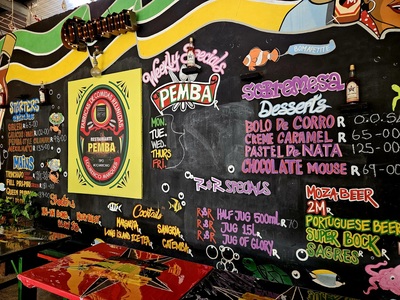 Pemba Mozambican Restaurant, Hartbeespoort - Restaurant menu, prices ...