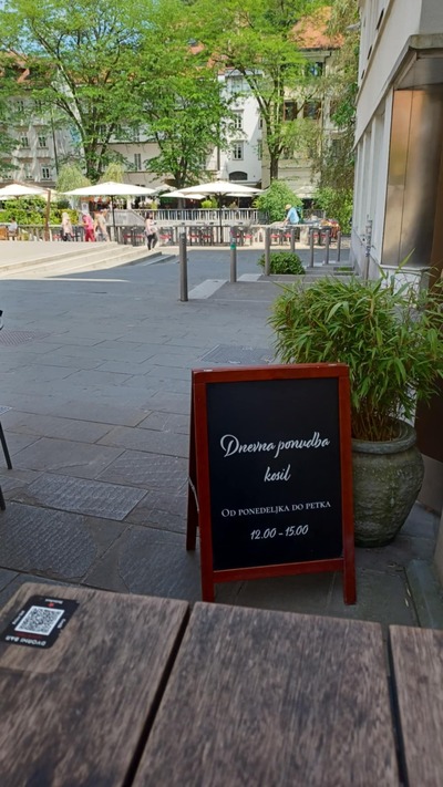 Dvorni Bar, Ljubljana - Restaurant menu, prices and reviews