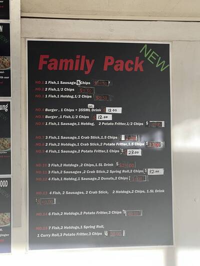 Hospital Fish Shop, Palmerston North - Restaurant menu, prices and reviews