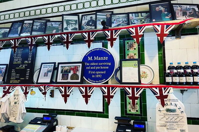 M.Manze Tower Bridge, London - Restaurant menu, prices and reviews