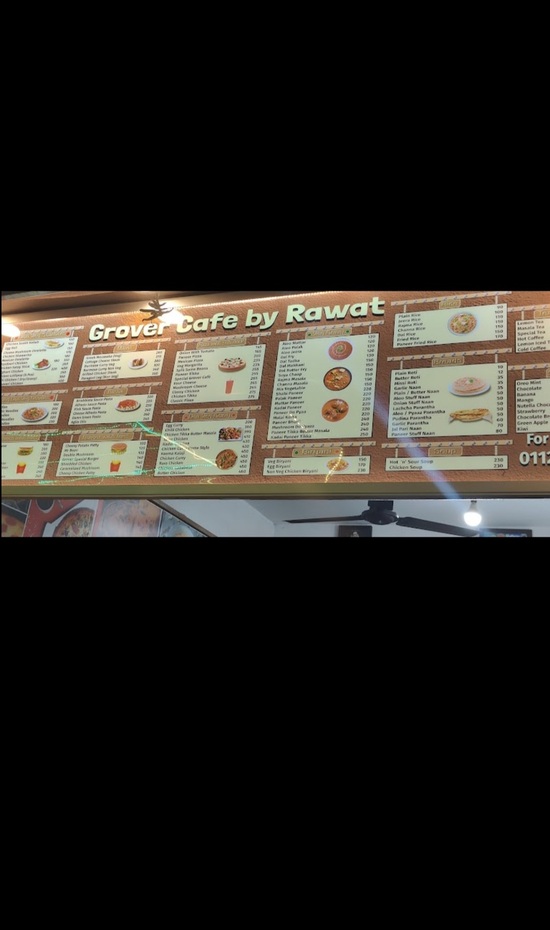 Grover Cafe by Rawat, New Delhi, Shop No - 16 - Restaurant menu and reviews