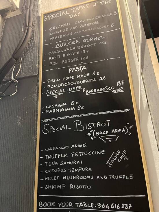 Bar Muchacha, Lagos - Menú del restaurante, precios y reseñas