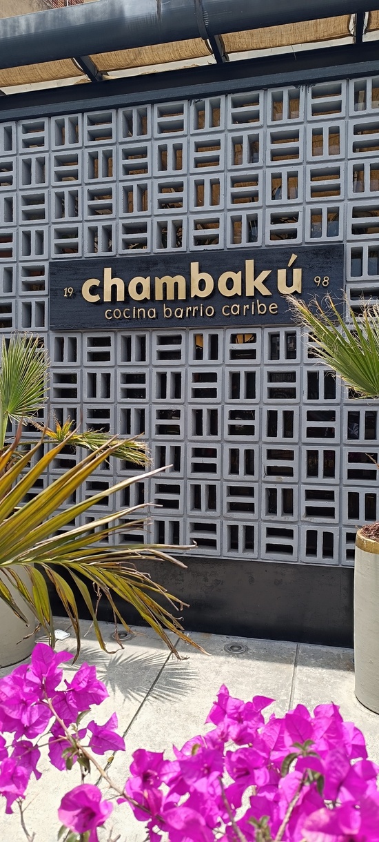 Carta de Restaurante Chambaku, Bogotá