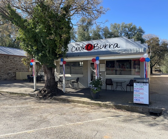Menu at The Cook O'Burra Takeout restaurant, Burra