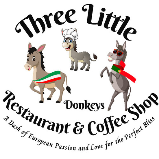 Menu at Three Little Donkeys Restaurant & Coffee Shop, Nelspruit