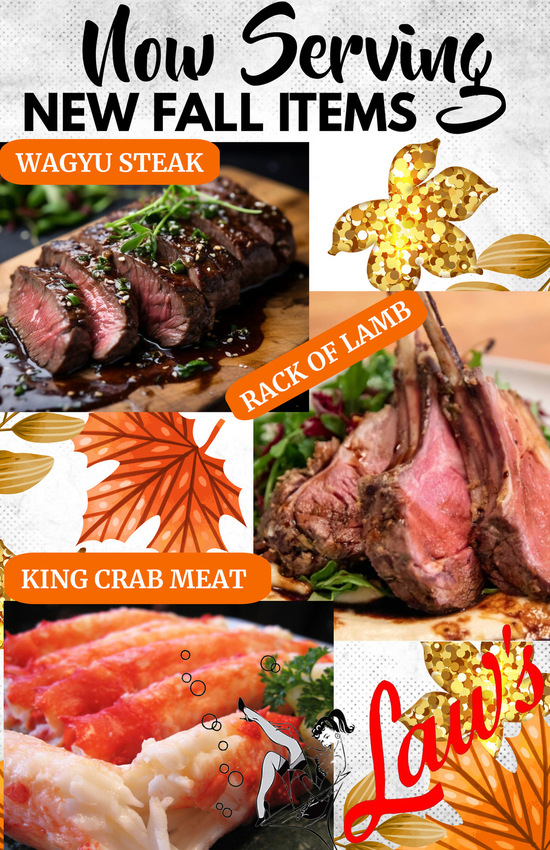 Law's Restaurant, Riverside - Restaurant menu, prices and reviews