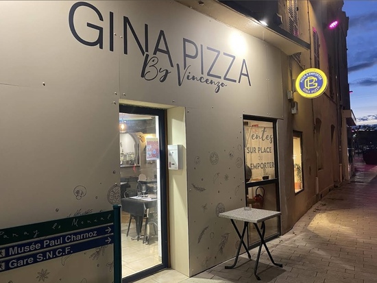 Menu at gina pizza restaurant, Paray-le-Monial