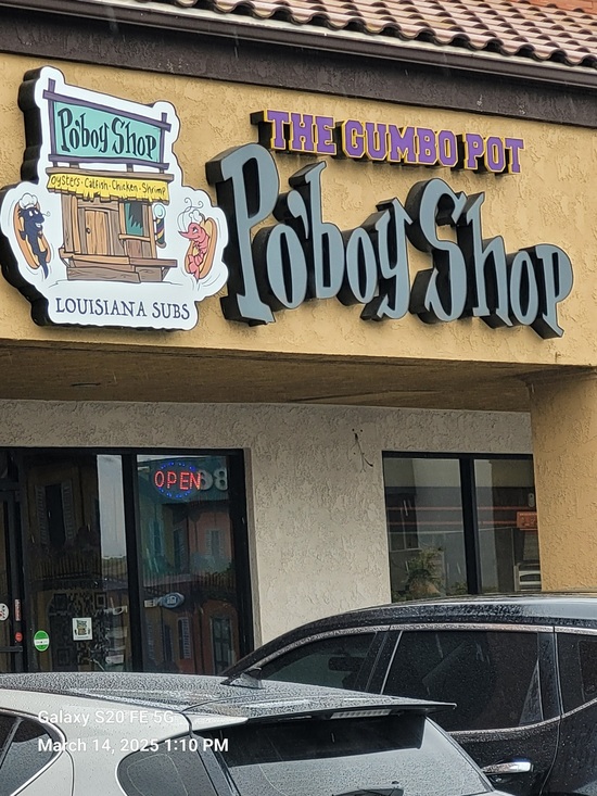 PoBoy Shop (The Gumbo Pot brand), San Diego - Restaurant menu, prices ...