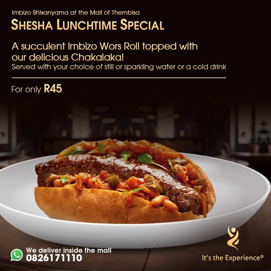 Imbizo Shisanyama @ Mall of Thembisa, Tembisa - Restaurant menu, prices ...
