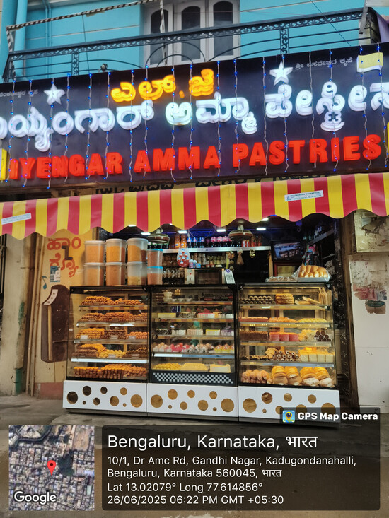 LJ Iyengar Amma Pastries, Bengaluru - Restaurant menu, prices and reviews
