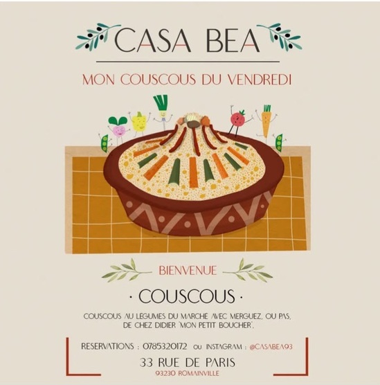 Casa Bea, Romainville - Restaurant menu, prices and reviews