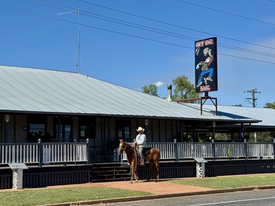 Menu at Comet River Hotel restaurant, Comet, QLD