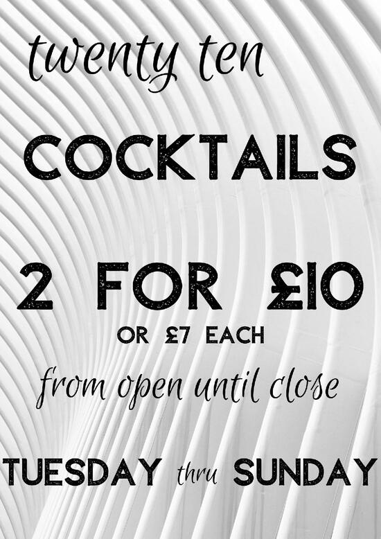 Twenty Ten, Matlock - Restaurant menu, prices and reviews