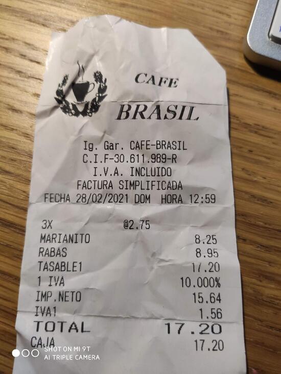 Café Brasil, Bilbao - Restaurant menu, prices and reviews