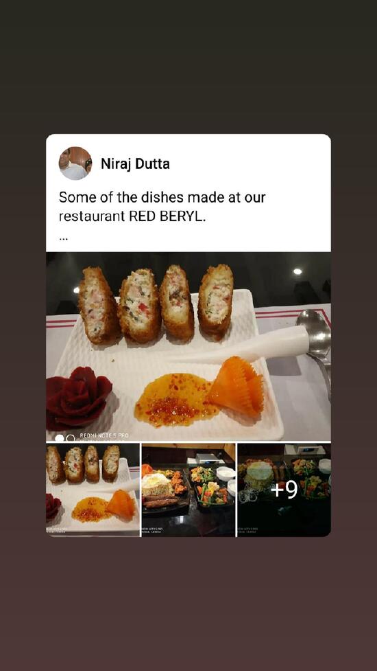 RED BERYL RESTAURANT, Bhubaneswar, Plot no -352 - Restaurant menu and ...