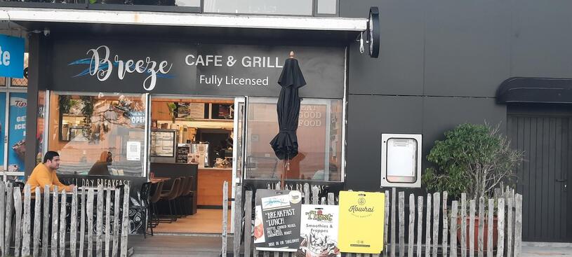 Menu at Breeze Cafe and Grill, Paihia