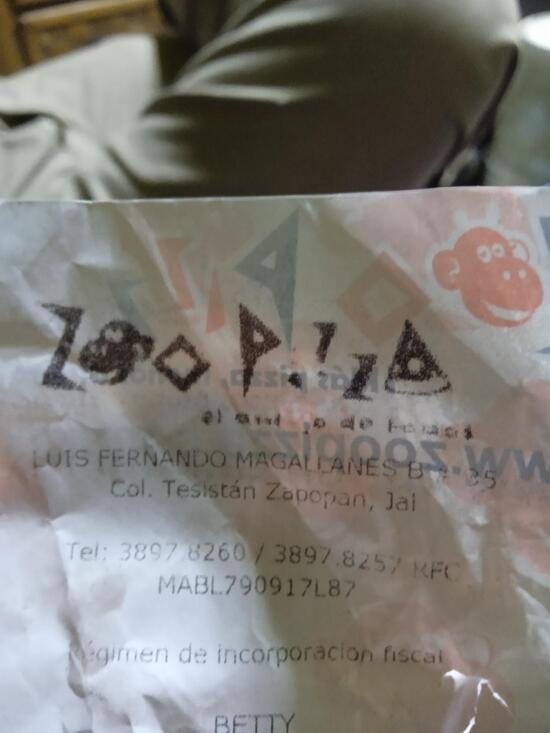 Zoo Pizza, Tesistán - Menú del restaurante, precios y reseñas