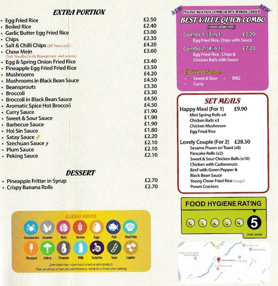 Wing Lee Bromsgrove, Bromsgrove - Restaurant menu, prices and reviews