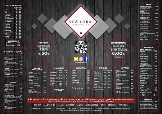 New Carre, Zaventem - Restaurant menu, prices and reviews