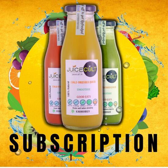 Menu at Juice Cult, New Delhi