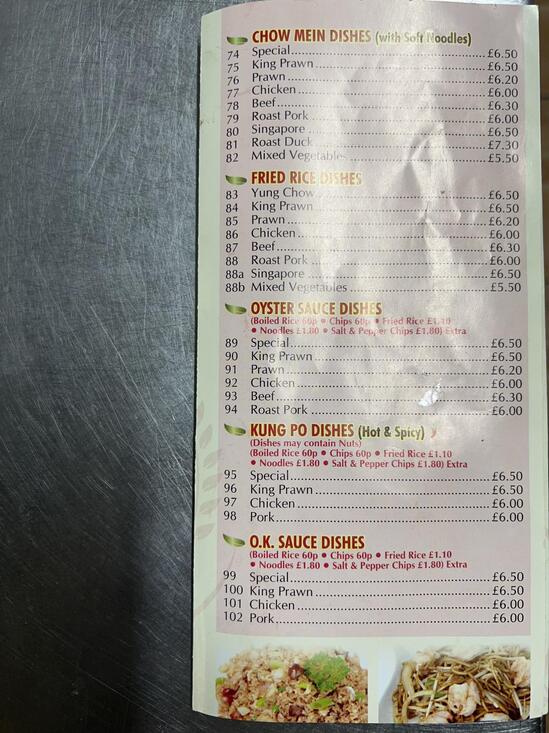 Canton Kitchen, Bridlington - Restaurant menu, prices and reviews