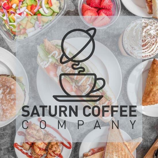 Menu at Saturn Diner coffee house, Bilston
