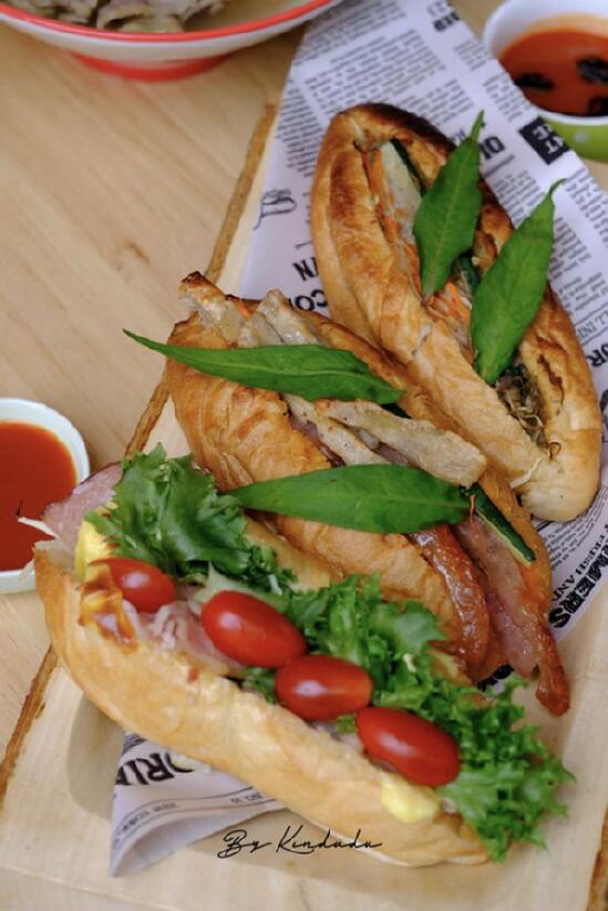 Carta del café Banh Mi Sapai Vietnam, Bangkok
