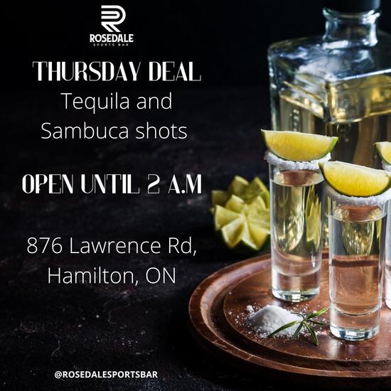 Rosedale Sports Bar & Eatery, Hamilton - Restaurant menu, prices and ...