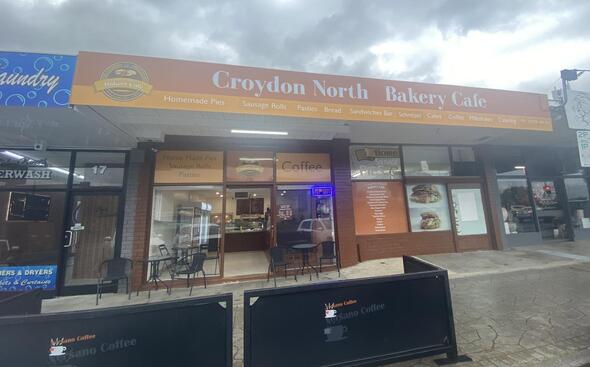 Menu at Croydon North Bakery Cafe, Croydon North, 13/15 Exeter Rd